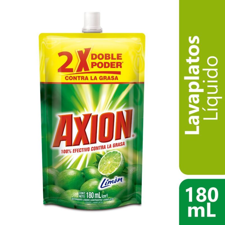 Lavaplatos Líquido Axion Limón x 180ml – Tienda Majuca